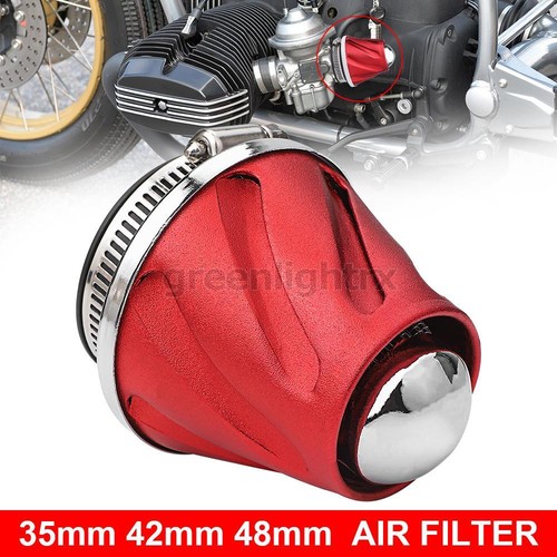 1X 35mm Air Filter Intake Cleaner For ATV 70 90 110 125 CC Motorcycle ...