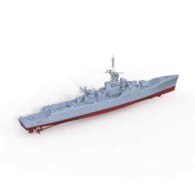 ALL SCALE SSMODEL Military Model Kit HMS Whitby Class Frigate Full Hull ...