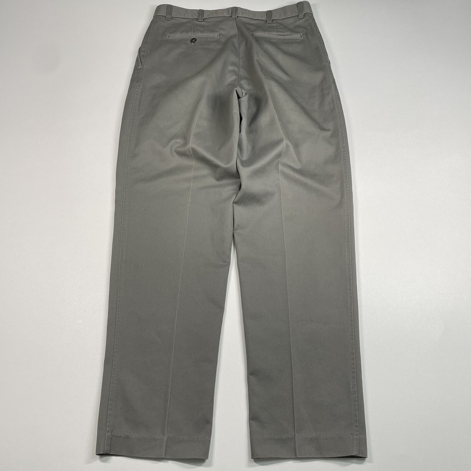 David Taylor Pants Men’s 34x32 Gray Chino Trousers MEASURES 33x31 | eBay