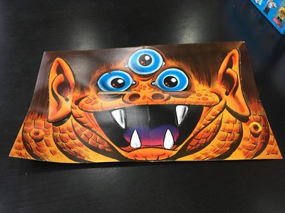 VINTAGE 1967 TOPPS NUTTY BLOCKHEADS THREE-EYED MONSTER HALLOWEEN MASK ...