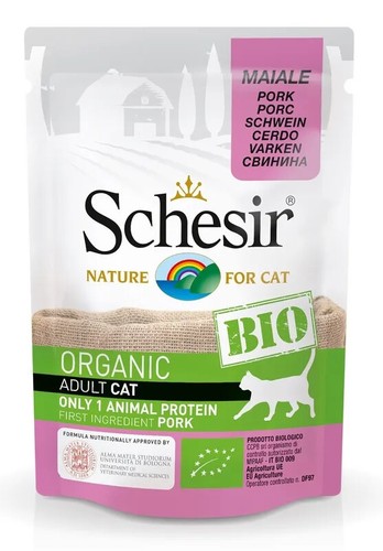 Schesir Cat Bio Porc 85gr 8005852144300 | eBay