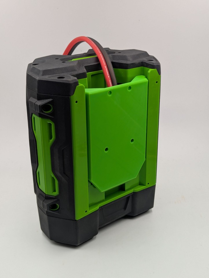 56v EGO Battery Adapter Custom Connector, 12 AWG Wire, Lithium Power ...