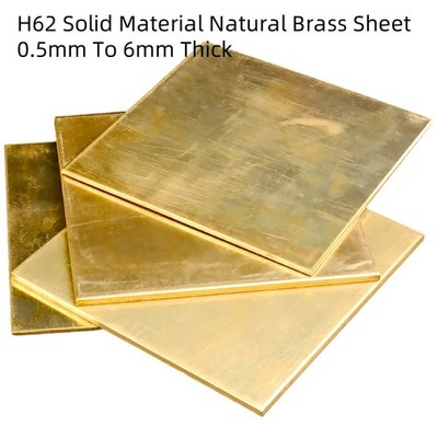 Solid Material Natural Brass Sheet Metal Guillotine Cut 0.5mm To 6mm ...