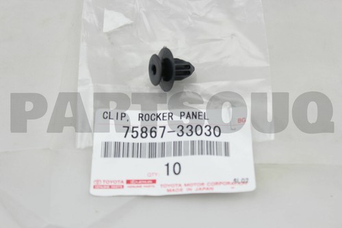 7586733030 Genuine Toyota CLIP(FOR BACK DOOR TRIM BOARD) 75867-33030 | eBay
