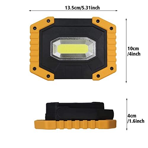 Rechargeable LED Work Light 30W 2000LM Portable Waterproof 2 Pack | eBay