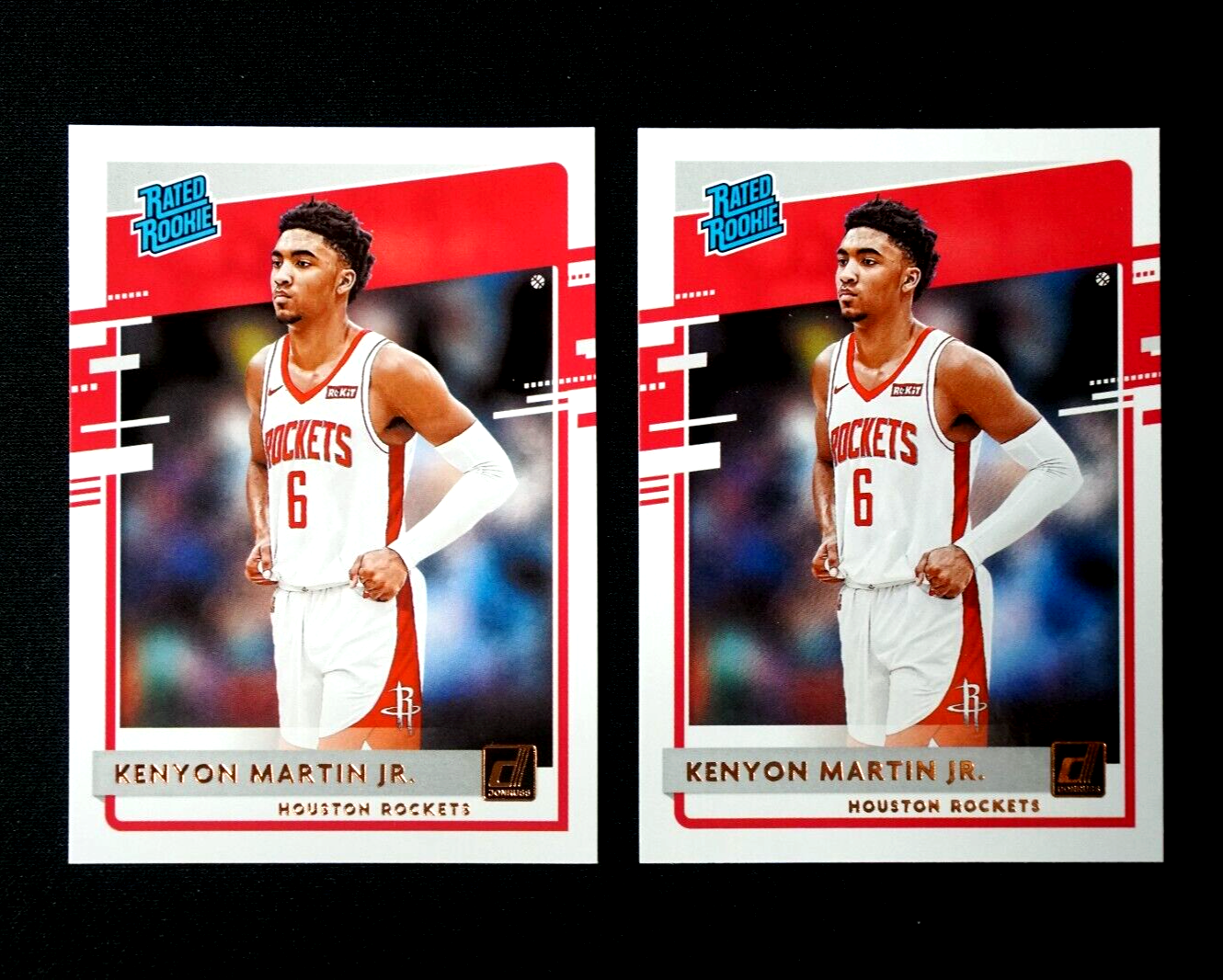 KENYON MARTIN JR. Rated Rookie Lot of 2 2021 Panini Donruss NBA RC 224 ...