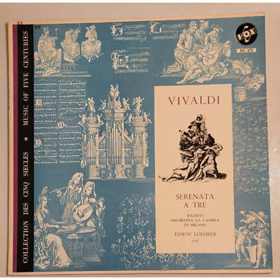 Vivaldi/Various Orchestra Da Camera Di Milano, Edwin Loehrer Serenata A ...