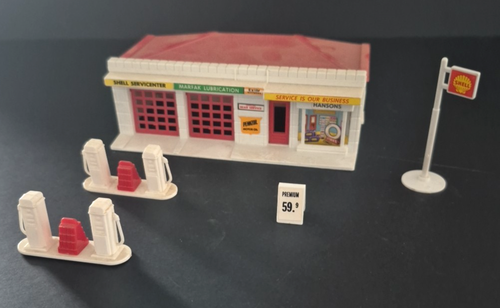 HO scale Plasticville Gas Station | eBay