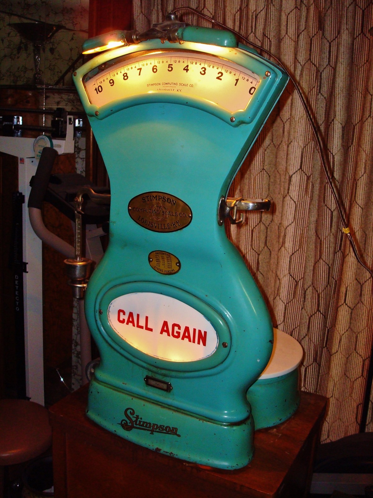 Farm Fresh UNRESTORED Original STIMPSON COMPUTING SCALE - LIGHTED & WORKING! | eBay