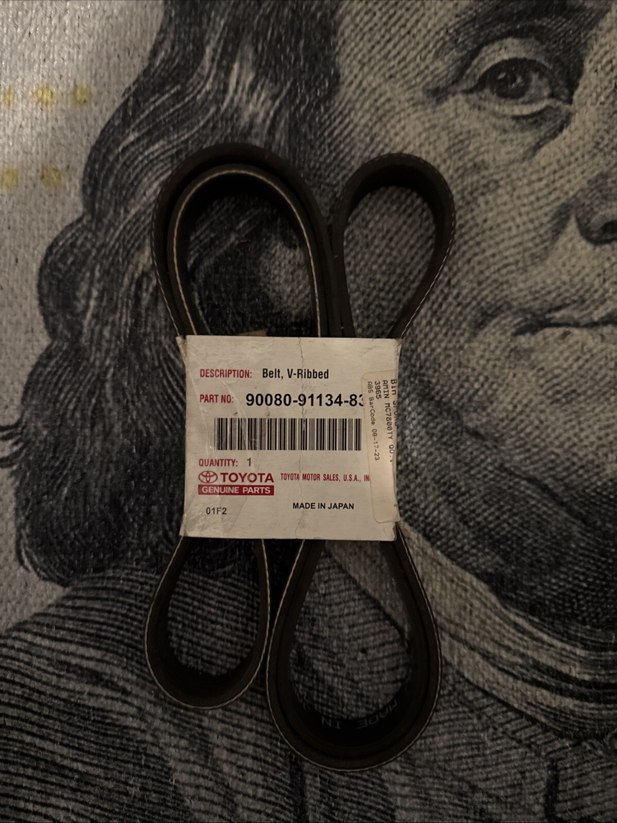 Toyota Corolla 1998-2008 Genuine OEM Serpentine Belt 90080-91134-83 | eBay