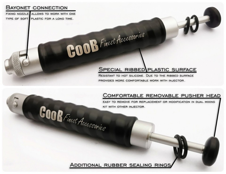 Aluminium Injector Soft Plastic Plastisol Lure Bait Mold Fishing 45 ml ...