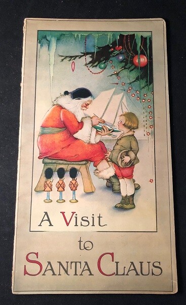 Vist to Santa Claus ORIGINAL 1919 FIRST PRINTING / First Edition | eBay