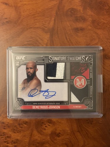 2016 Topps Museum Collection - Single Fighter Signature Swatches Triple ...
