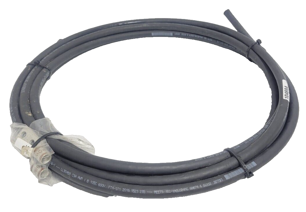 SOUTHWIRE AIW 104694 E18321 TELEFLEX BLACK CABLE AWG 600V | eBay