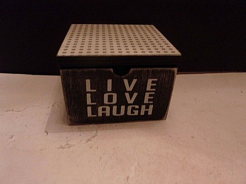 LIVE - LOVE - LAUGH Muti-Purpose WOODEN BOX | eBay