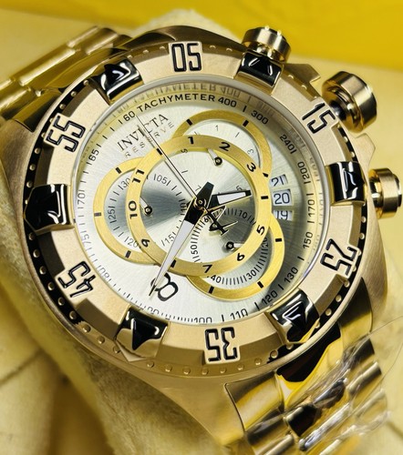 Invicta EXCURSION Chronograph Gold Tone Watch -REF.6471-NWT | eBay