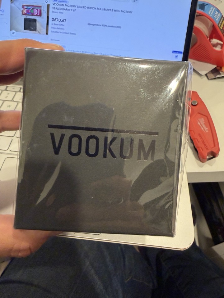 Vookum Watch Roll Light Brown Brand New Factory Sealed Box | eBay