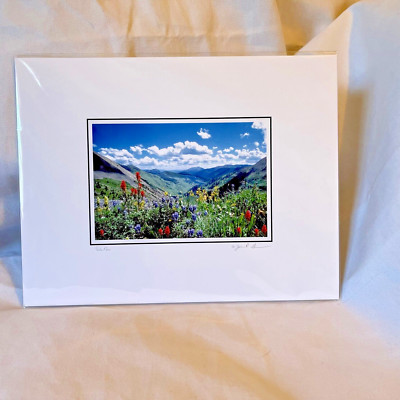 Yule Pass Colorado Color Glicee Printed Photograph 8.5 x 11 Jim ...