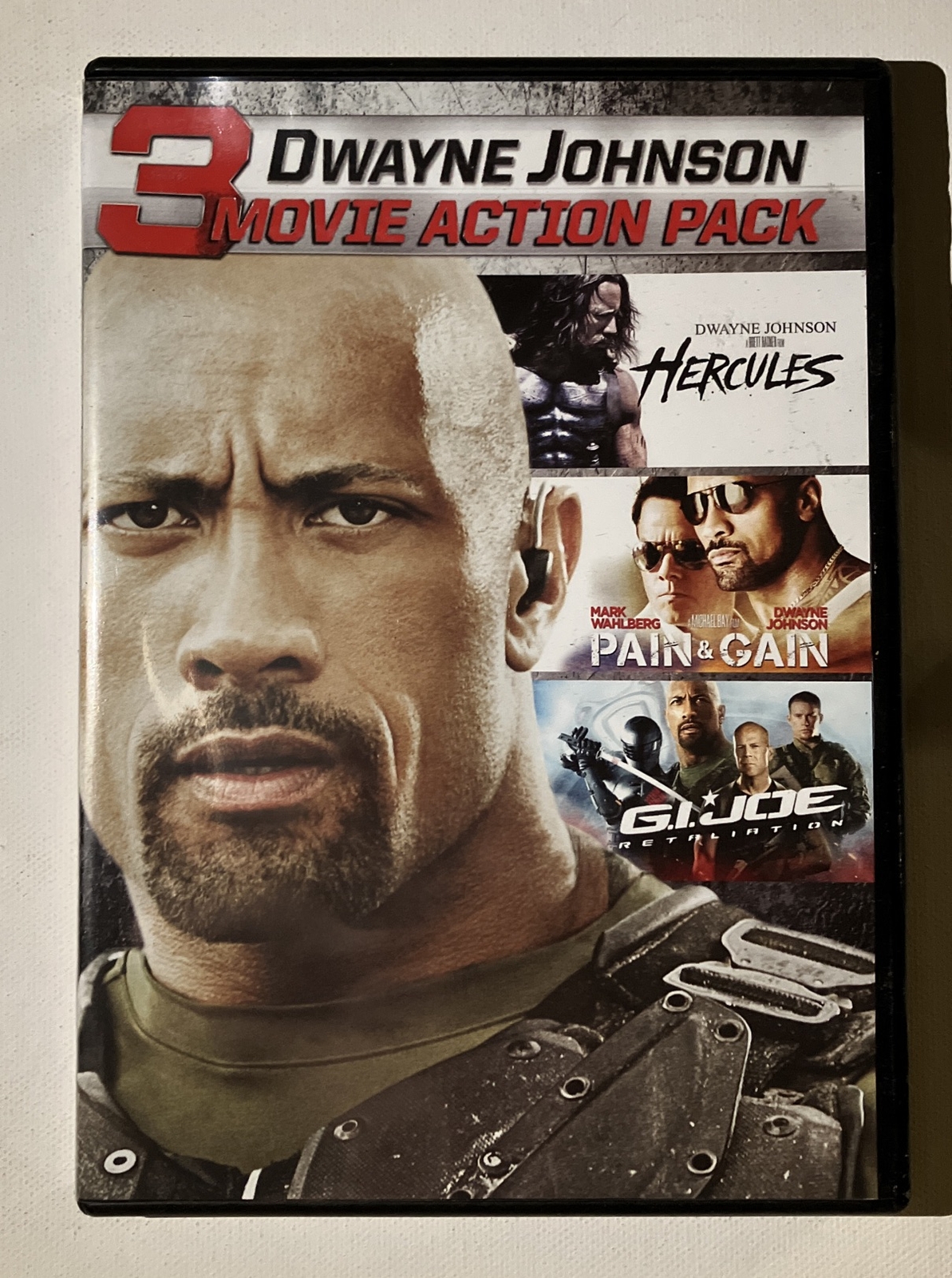 Dwayne Johnson 3 Movie Action Pack DVD 2017 3 Discs Hercules, Pain ...