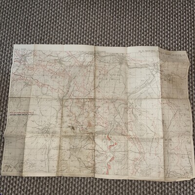 WW1 British Trench Map – 24/10/1917 – Ypres Area / Passchendaele ...