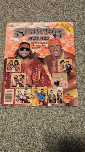 wwf SURVIVOR SERIES 1988 program MAGAZINE wrestling HULK HOGAN | eBay