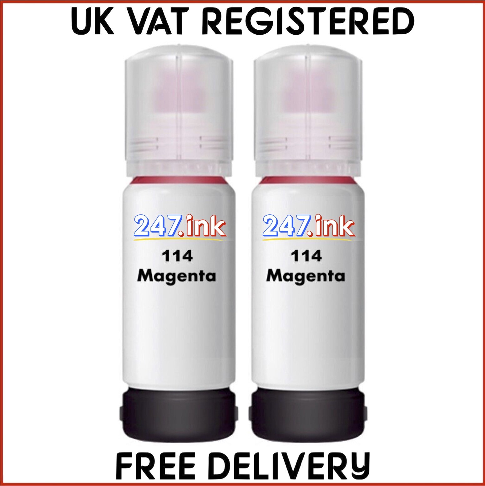 114 Ink Bottles for Epson EcoTank ET8500 ET8550 (LOT) non-oem | eBay