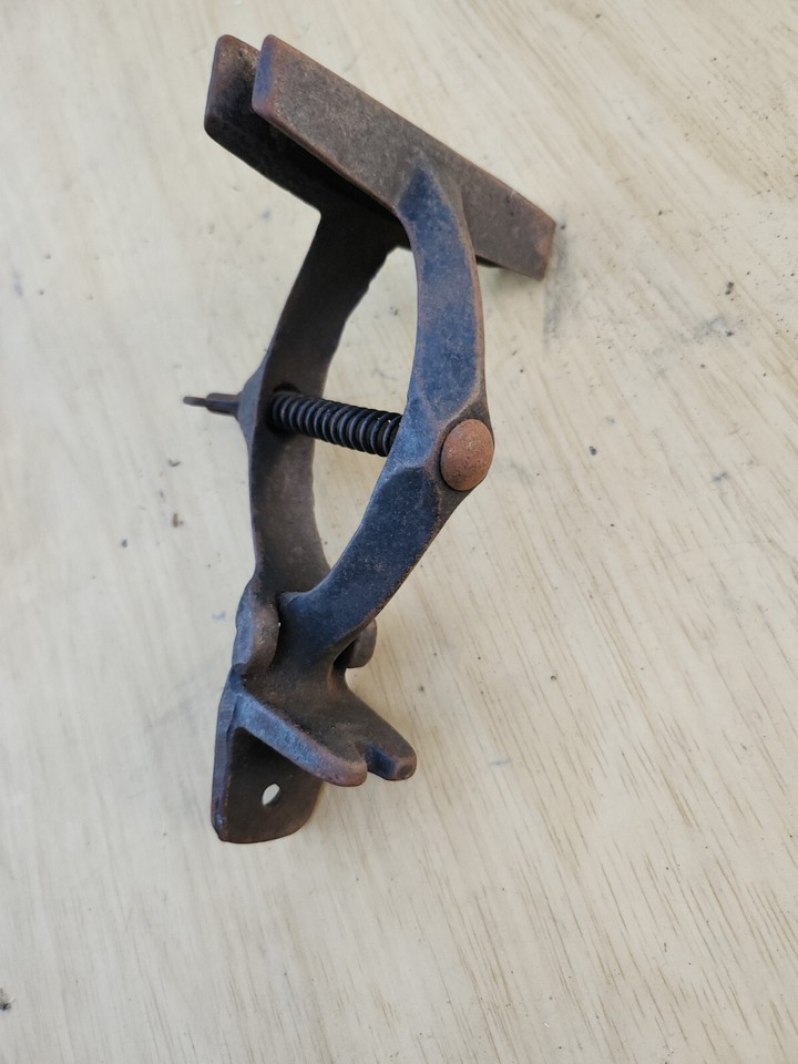 Vintage Vise Cast Iron HAND SAW SHARPENING VISE Bench Mount Saw Vice | eBay