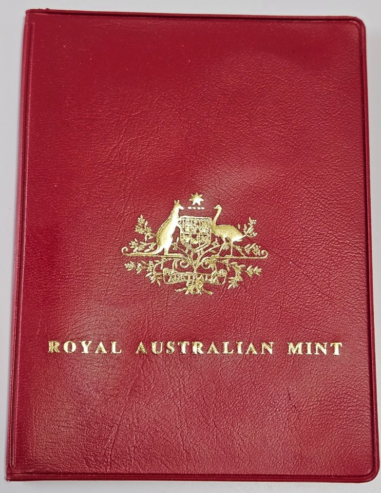 1981 Australia Uncirculated Coin Set in Red Royal Australian Mint ...