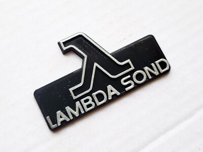 Volvo 240 Lambda Sond Badge Emblem Grill 242 244 245 260 262 264 Turbo | eBay