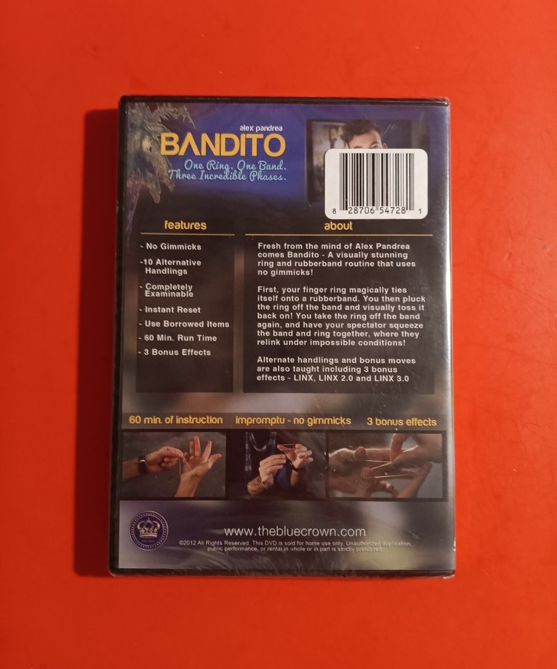 BANDITO A THREE PHASE RING AND RUBBER BAND ROUTINE (DVD 2012)BRAND NEW ...