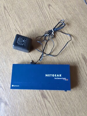 NETGEAR FS108 ProSafe Fast Ethernet Network Switch 8 Ports 10/100 ...