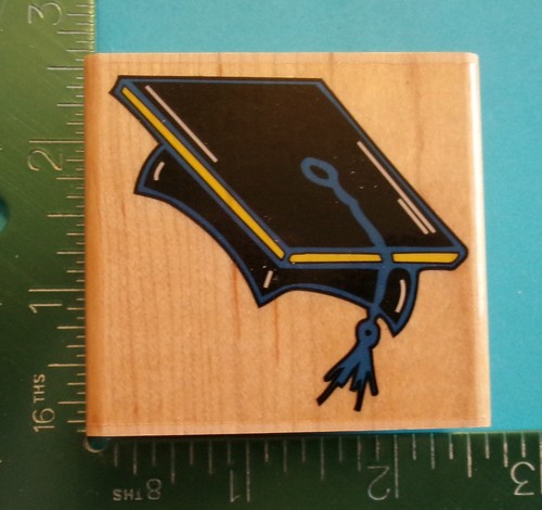 Stampabilities GRADUATION CAP Rubber Stamp | eBay