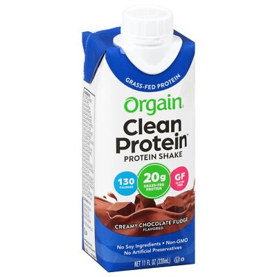 Orgain Whey Protein RTD Chocolate Organic 11 fl oz (Pack of 12 ...