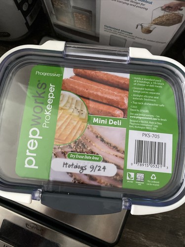 Progressive Prepworks Air Tight Mini Deli ProKeeper with Hinged Lid ...