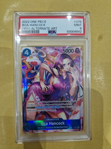 Boa Hancock Alt/Art (English) OP01-078 SR One-Piece! PSA 9 | eBay