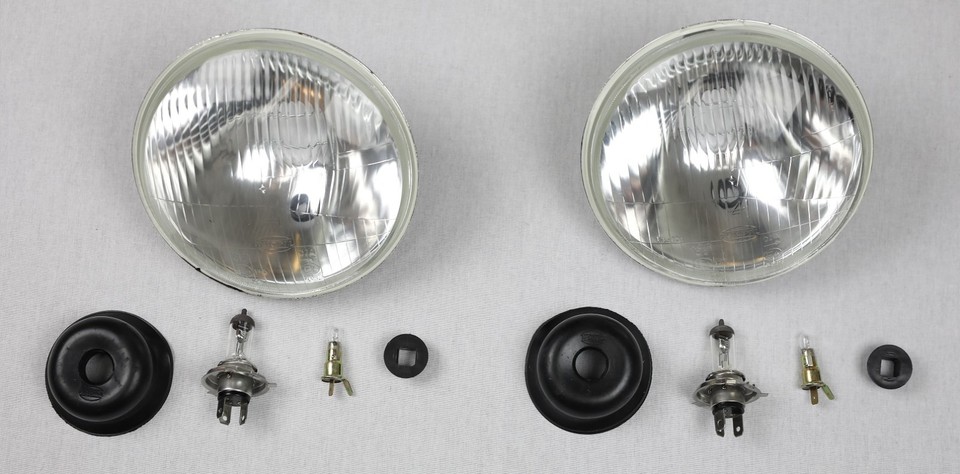 2x Headlights Dodge D100 P100 Pickup Conversion US EU Van Truck D P 100 ...