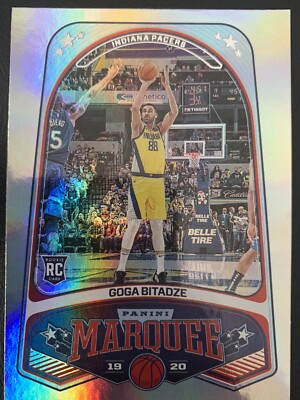 2019-20 NBA Panini Chronicles Marquee Goga Bitadze RC #269 Pacers ...