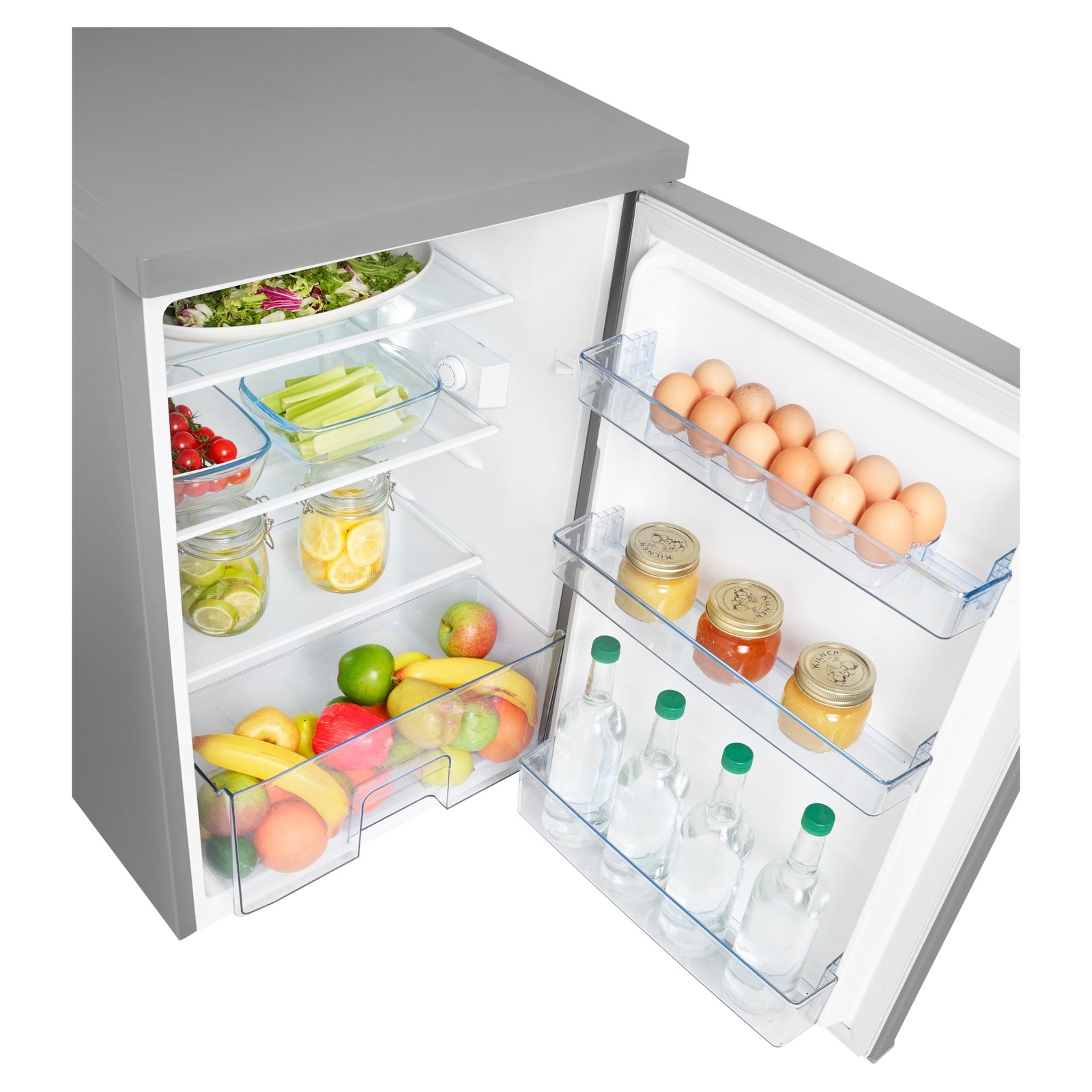 Hisense RL170D4BCE 133l Undercounter Larder Fridge - Metallic Silver ...