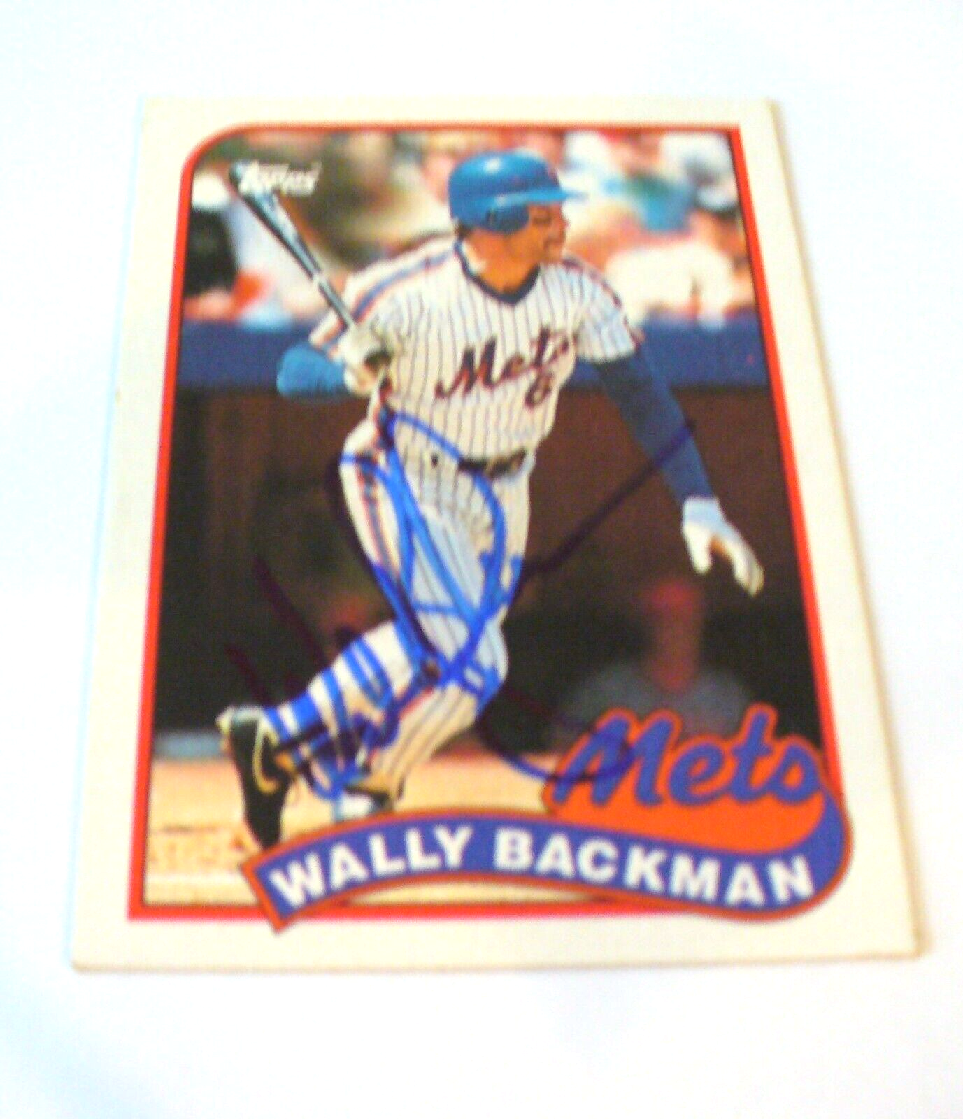 MLB - Topps 1989 Baseball Card #508 - "Wally Backman" Autograph ...