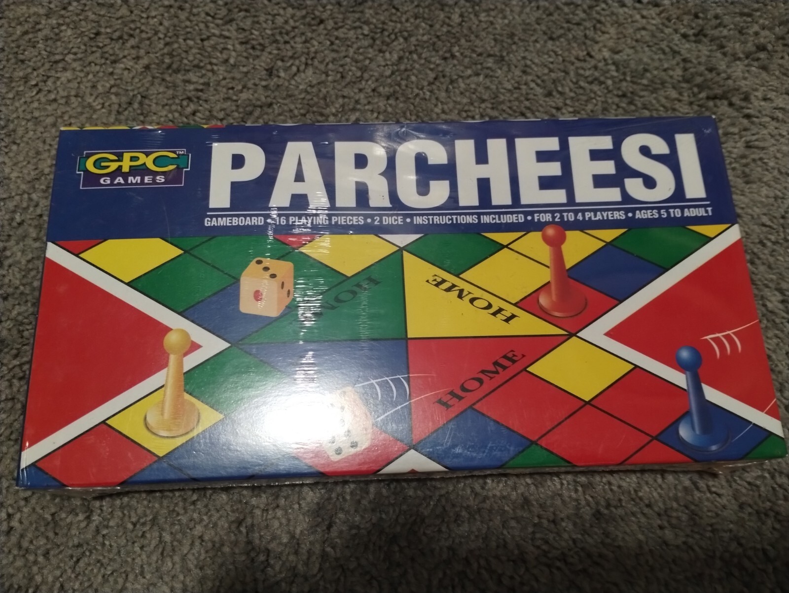 NEW Mini Vintage Parcheesi Board Game 2+ Players ages 7 & Up (sealed ...