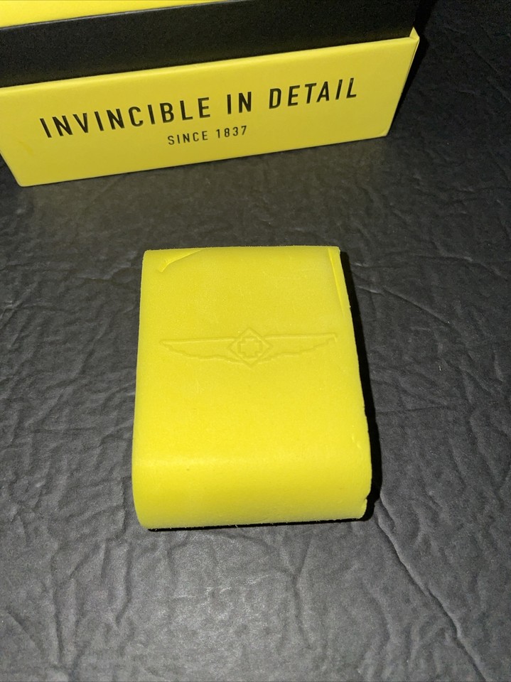 Invicta Yellow Cardboard Watch Box ONLY Yellow Foam Holder Invincible ...