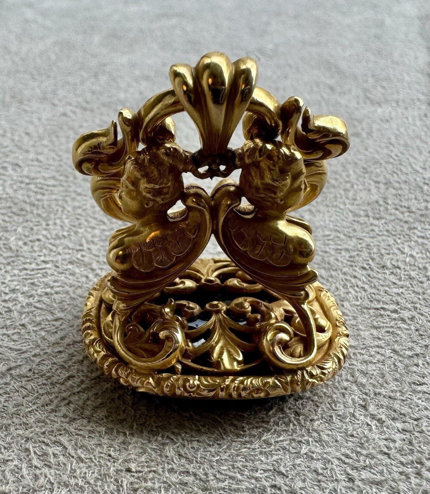 Carter Gough & Co Art Nouveau 14k Gold Nephrite Jade Fob | eBay