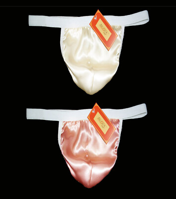 Pack of 2 Men's 100% Silk G-String Silk Underwear Size S 28"-31" | eBay