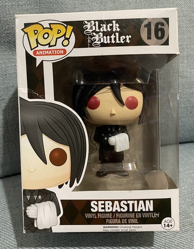 NEW Sebastian Black Butler #16 Vaulted Funko Animation Anime Pop Vinyl ...