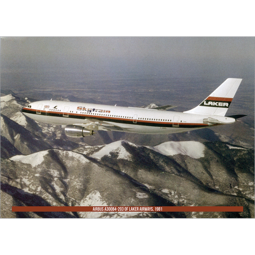 Laker Airways Airbus A300 Art Print - Skytrain 1981 Aerial - Multi ...