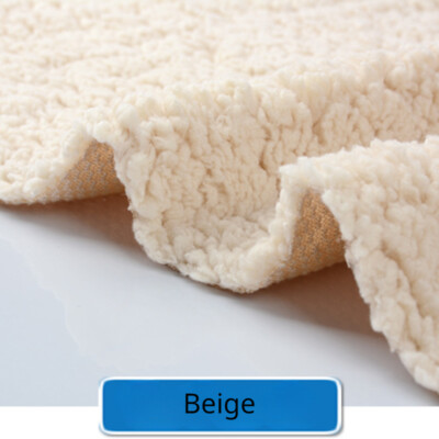 DIY Warm Faux Sheepskin Sherpa Fleece Curly Thick Fabric Material ...