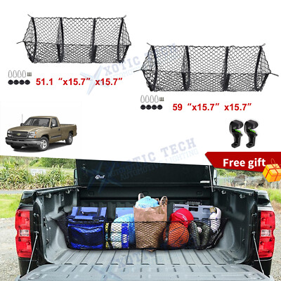 Heavy Duty Mesh Cargo Net Elastic Organizer Bin For Chevy Colorado ...