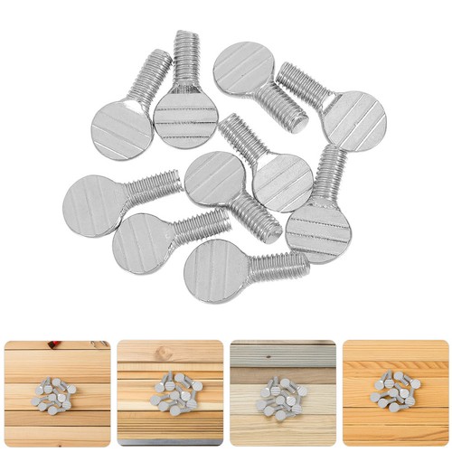 12 Pcs Stainless Steel Thumb Screws Air Fryer Rotisserie Fork Rotating ...