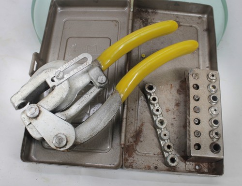 Whitney - Jensen Vintage No 5 JR Hand Punch Sheet Metal Tool in Metal ...