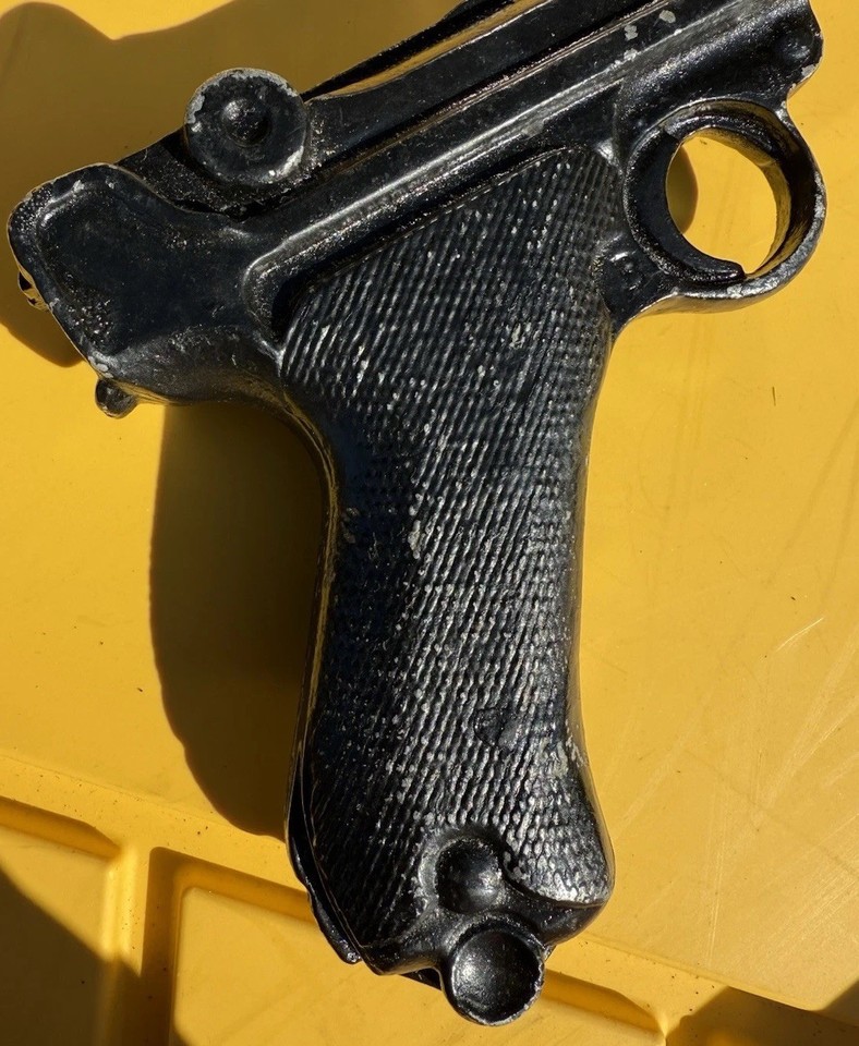 Vtg WW2 Lytle Toy Luger Pistol Dummy Prop Gun Non Firing Cast Aluminum ...